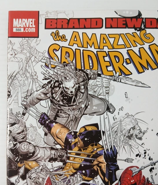 THE AMAZING SPIDER-MAN Issue #555 Chris Bachalo Grade 8.0 VF 1998 $24. ...