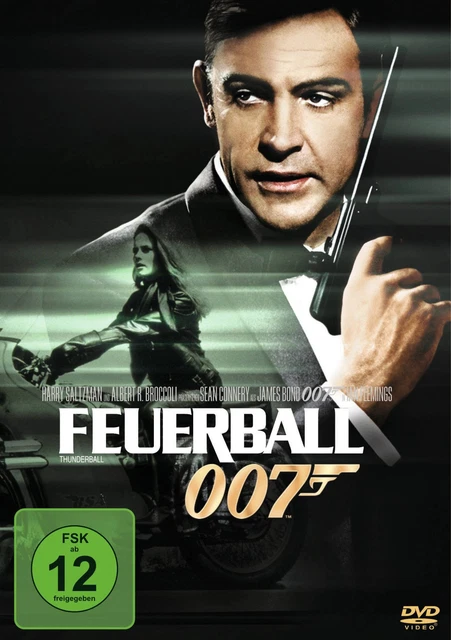 JAMES BOND 007 Feuerball Sean Connery DVD Spionage Actionfilm Deutsch ...