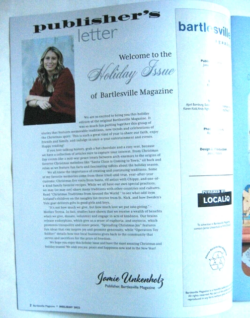 BARTLESVILLE MAGAZINE OKLAHOMA Holiday 2022 Christmas Letter to Santa £ ...