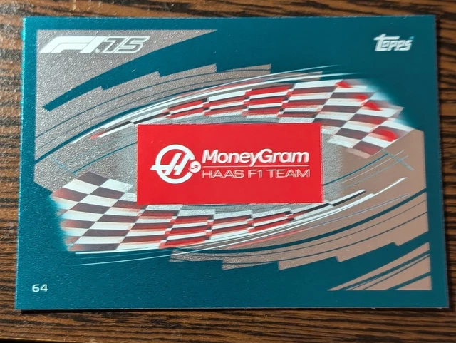TOPPS FORMULA 1 Turbo Attax 2025: Haas Team Logo Green Parallel #64 £1. ...
