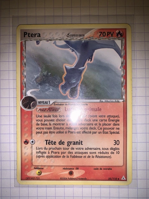 CARTE POKÉMON PTERA 35/110 Ex Fantômes Holon Bloc EX FR EUR 14,90 ...