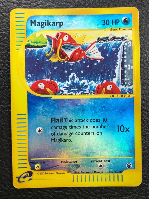 POKEMON CARTE MAGICARPE 118/165 Expedition Base Set Reverse Holo Foil 2002 EUR 19,57 - PicClick FR