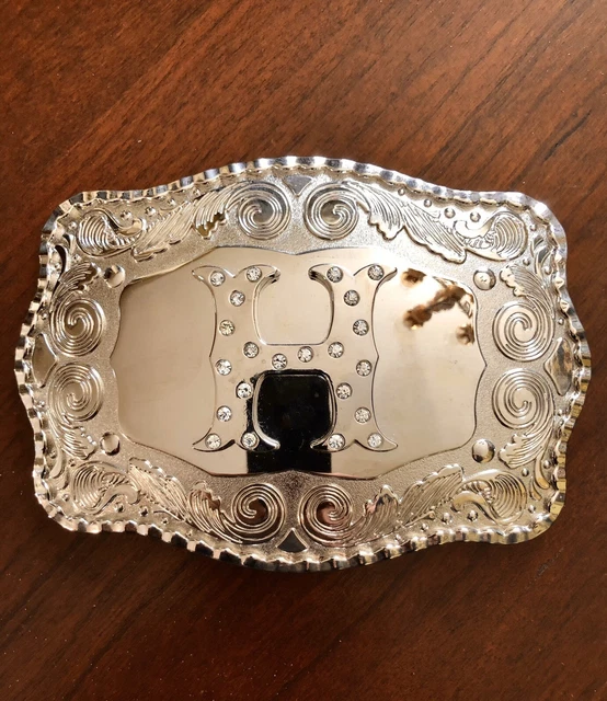 BIG WESTERN INITIAL Letter “H” Name Alphabet Monogram Unisex Men’s Belt ...