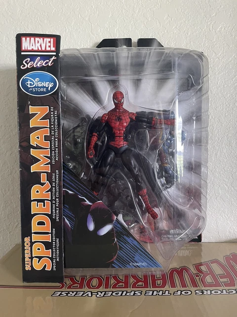 MARVEL SELECT SUPERIOR Spider-Man Figure Disney Store Exclusive with ...