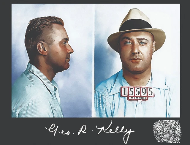 MACHINE GUN KELLY Mafia Mug Shot Signed Autograph 8.5X11 Photo Picture ...