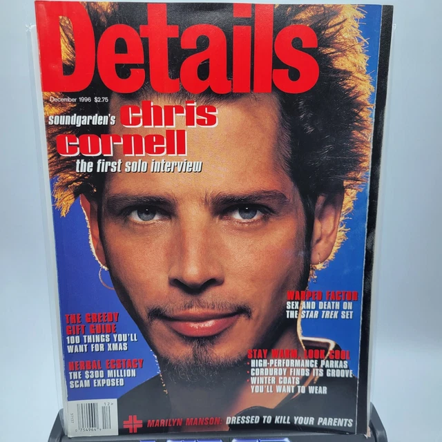 DETAILS MAGAZINE SOUNDGARDEN'S CHRIS CORNELL first solo interview (Dec ...
