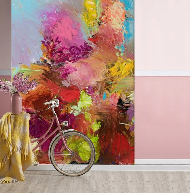 3D PINK RED Color Mixing A294 Wallpaper Wall Mural Self-adhesive Allan ...