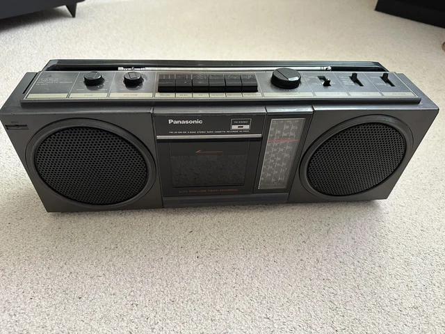 RETRO BOOMBOX NATIONAL Panasonic RX-4922L Stereo Radio Cassette Player ...