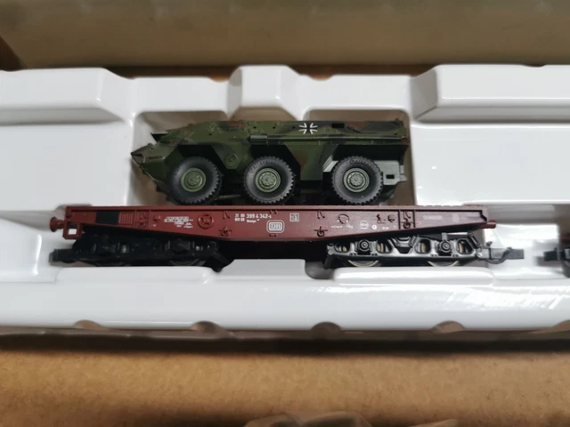 NEUER ROCO MINITANKS Spezial 803 Schwerlastwagen mit 2 Panzer ,OVP , unbespielt EUR 89,99 ...