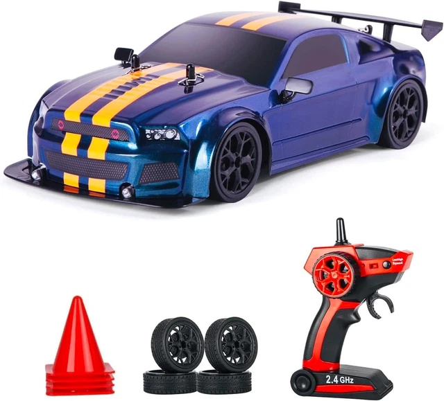 1:14 RC DRIFT Car 4WD High Speed Remote Control Car Boys Kids Gift Blue ...