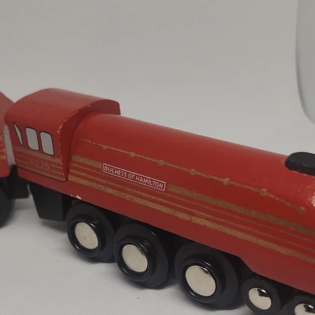DUCHESS OF HAMILTON Wooden Train Bigjigs Compatible with Brio Learning ...