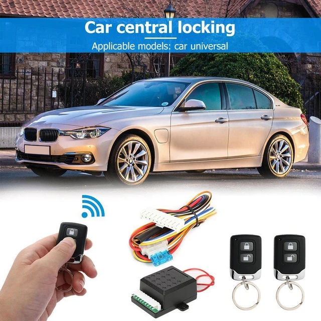 FR UNIVERSAL CAR Remote Central Door Lock Kit Keyless Entry Alarm ...