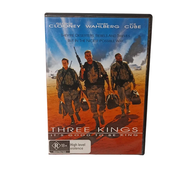THREE KINGS (DVD 1999) Movie War Military Middle East Gold Comedy Iraq ...