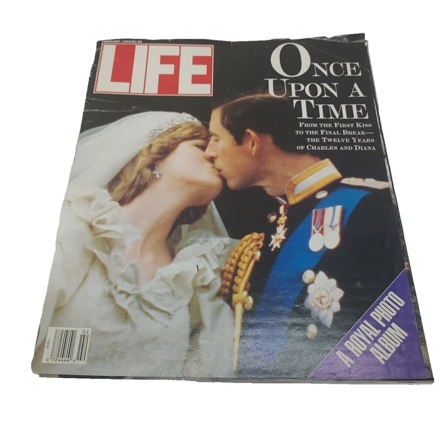 LIFE MAGAZINE FEBRUARY 1993 Once Upon A Time Charles and Diana Royal ...
