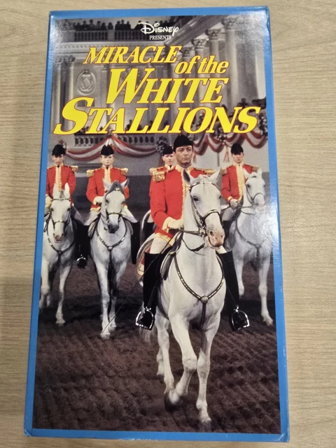 DISNEY PRESENTS &MIRACLE Of The White Stallions" VHS Tape 1997 £2.69 ...