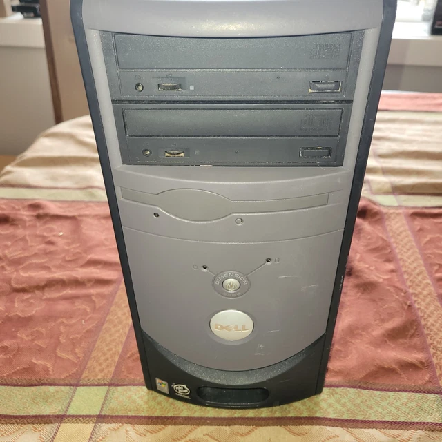 VINTAGE DELL DIMENSION 2350 Desktop Computer Intel 1GB Memory 40GB HD ...