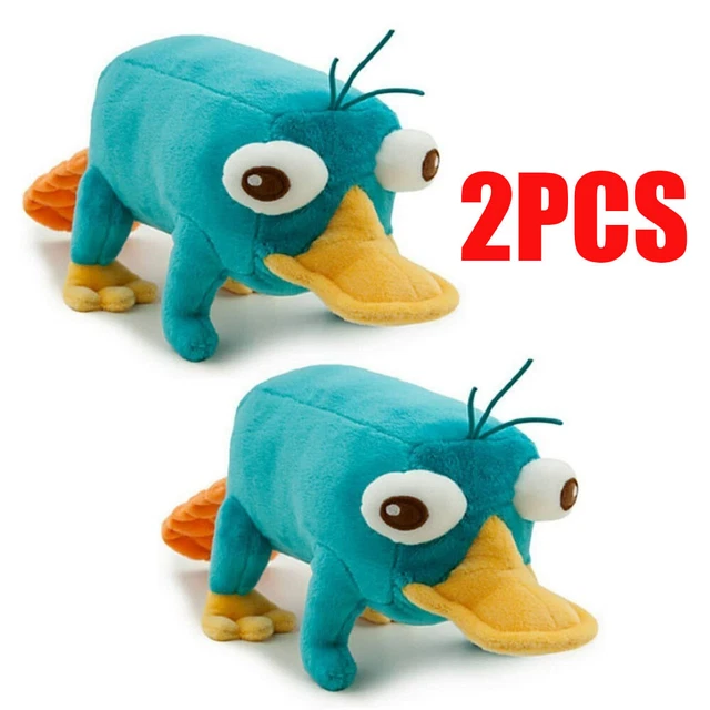 2X DISNEY-STORE PERRY The Platypus Plush 9" Phineas And Ferb Stuffed ...