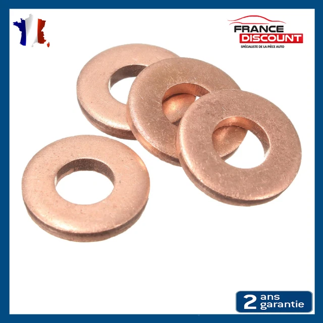 4X JOINT D'INJECTEUR 1,6 HDI 1.6hdi tdci 90ch 110ch = 198185 1981.85 ...