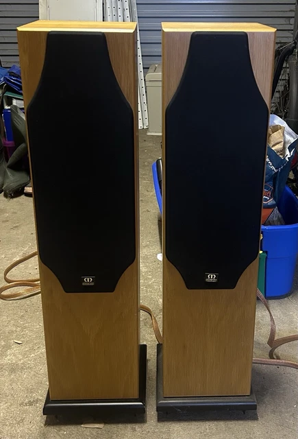 MONITOR AUDIO SILVER 5i Floorstanding Speakers in Cherry £175.00 ...