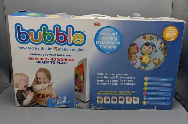 RARE BUBBLE DVD Interactive Games Console with Noddy Game Boxed £49.99 ...