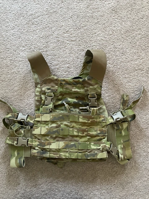 RARE ADA AMCU TBAS Covert Slick Plate Carrier W/ Chest Rig,M4 Inserts ...
