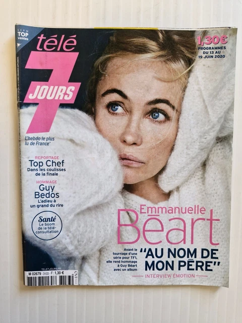 TÉLÉ 7 JOURS N°3133 Emmanuelle BEART,Top Chef, Guy BEDOS EUR 2,50 - PicClick FR