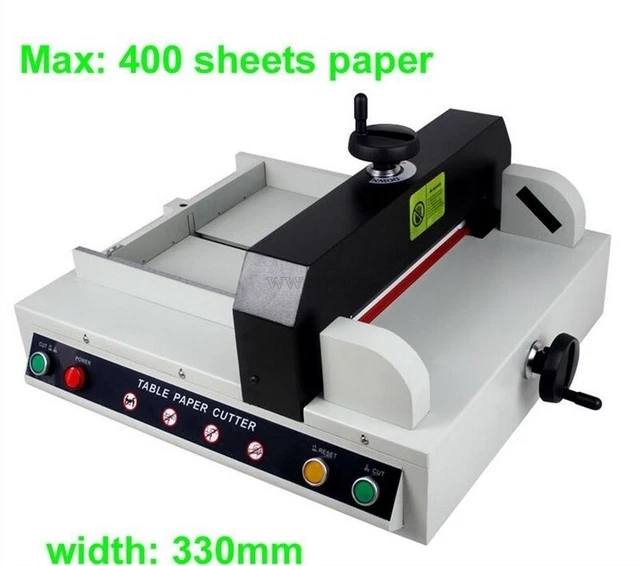 HEAVY DUTY A4 Size Desktop Automatic Electronic Paper Cutter Stack ...