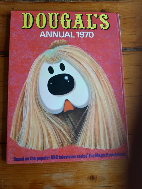 VINTAGE 70S 1974 Dougal's Annual 1974 Magic Roundabout Hardback Book ...