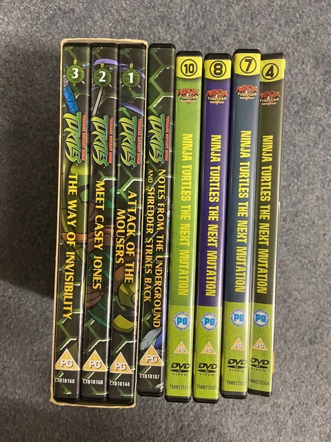 TEENAGE MUTANT NINJA Turtles Animated/Live Action Series DVD Collection ...