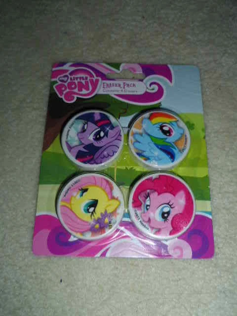 MOC G4 FRIENDSHIP is Magic My Little Pony Eraser Pack - Twilight ...