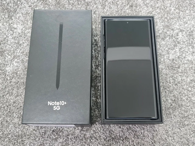 SAMSUNG GALAXY NOTE 10+ 5G SM-N976B 256GB Aura Black (Unlocked/Sim-Free ...