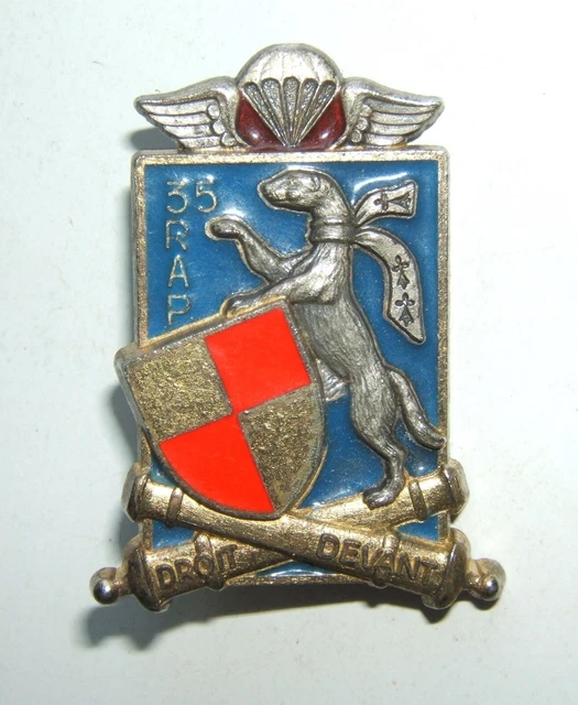 INSIGNE 35° REGIMENT D'ARTILLERIE PARACHUTISTE - Delsart EUR 5,00 ...