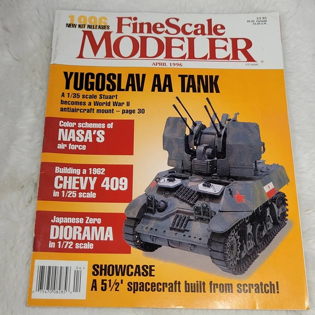 FINESCALE MODELER VOL 14 #04 Apr 1996 Modeling Magazine VG £9.02 ...