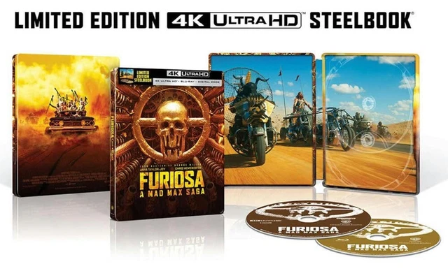 FURIOSA: A MAD Max Saga (2024) 4K UHD Blu-ray/Digital LIMITED EDITION Steelbook $74.31 - PicClick CA