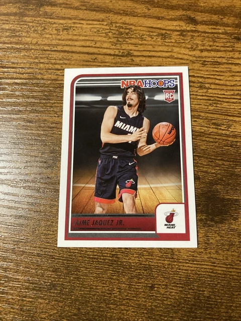 JAIME JAQUEZ JR #249 - 2023-24 Panini NBA Hoops RC Rookie Card Miami ...