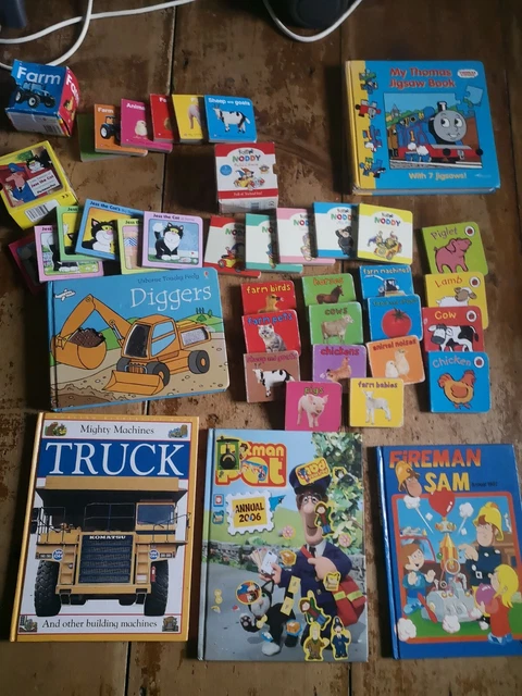 BABY TODDLER YOUNG Kids book bundle farm Noddy Postman Pat Thomas Tank ...