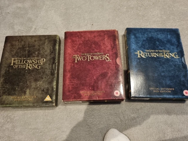 THE LORD OF the Rings Extended Edition DVD 3 Movie Box Set Collection £ ...
