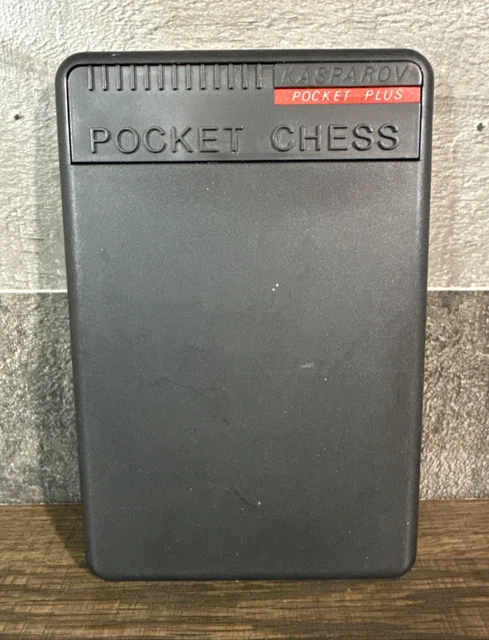 SAITEK / KASPAROV Pocket Plus / Portable Chess Computer Game / NOT ...