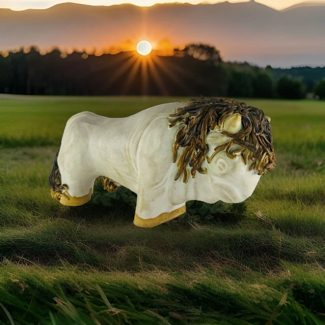 FARQUHARSON POTTERY BULL Bison Figure 20th Century MCM £180.00 ...