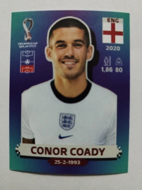 PEGATINA FIFA WOLD CUP QATAR 2022 Conor Coady ENG6 INGLATERRA. STIKER ...