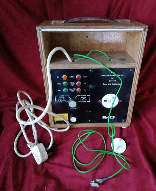 CLARE PAT TESTER V.341 Vintage Electrical Safety Test Unit UNTESTED ...