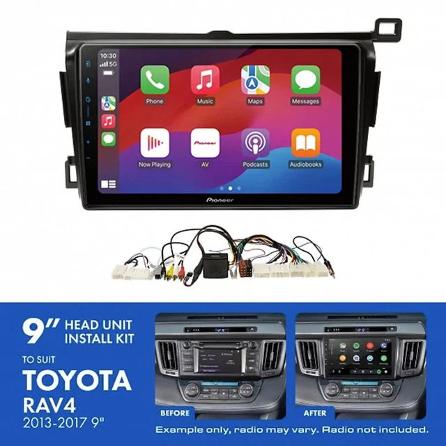 PIONEER DMH-AP6650BT 9& Trapezoid Head Unit Wireless CarPlay Android ...