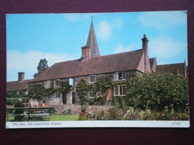 POSTCARD SUSSEX OLD Heathfield - The Star £1.25 - PicClick UK