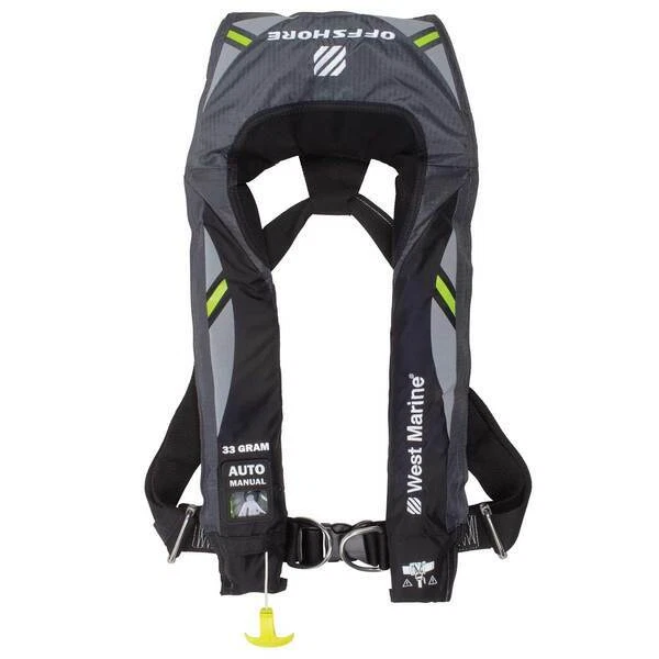 WEST MARINE ALL Clear® Offshore Inflatable Life Jacket with Harness £ ...