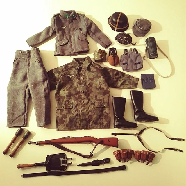 DRAGON/CYBERHOBBY/3R/DID 1:6 SCALE WW2 German Luftwaffe Field Div.Uniform Set #1 $140.00 ...