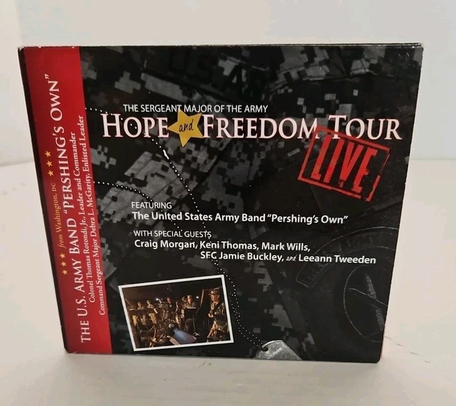 HOPE AND FEEDOM TOUR LIVE The Sergeant Major Of The Army CD US ARMY ...