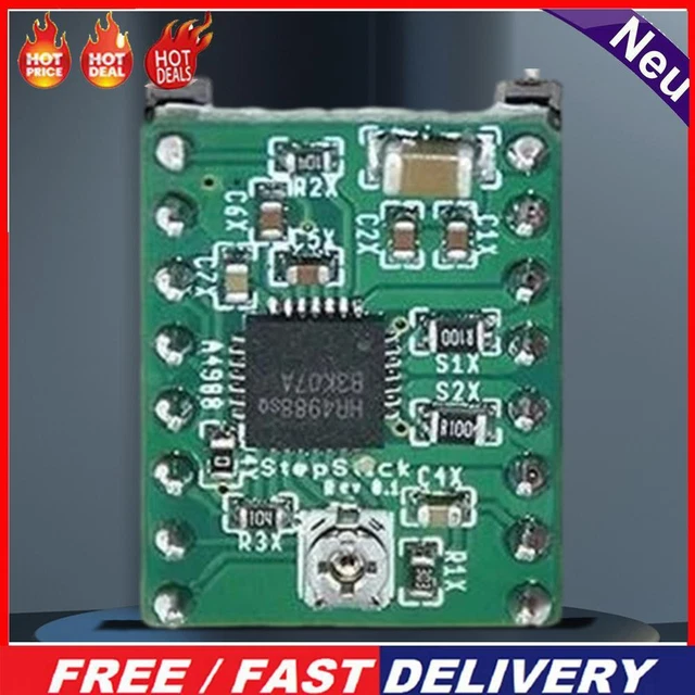 A4988 STEP MOTOR Extension Module with Heat Sink for 3D Printer (A4988 ...