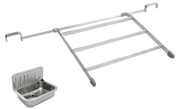 AUFLAGEROST KLAPPROST ZUM Edelstahl Ausgussbecken Ablage Aluminium EUR ...