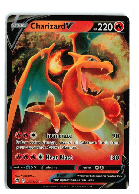 CHARIZARD V 017/172 Brillant Stars ULTRA RARE POKEMON TCG NM EUR 4,55 - PicClick FR