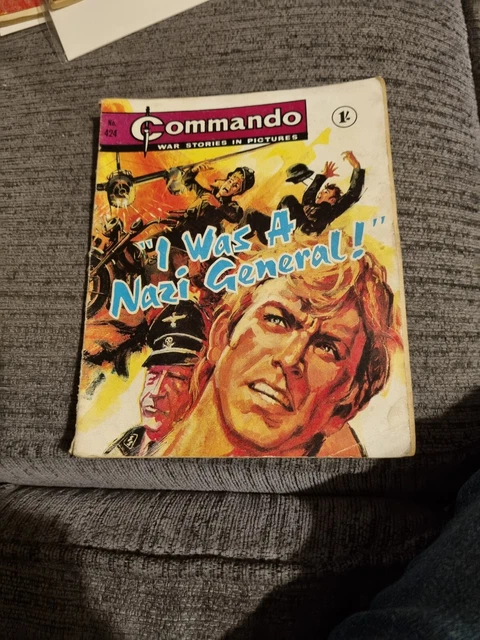 COMMANDO COMIC NO 424=I was a nazi general £3.00 - PicClick UK